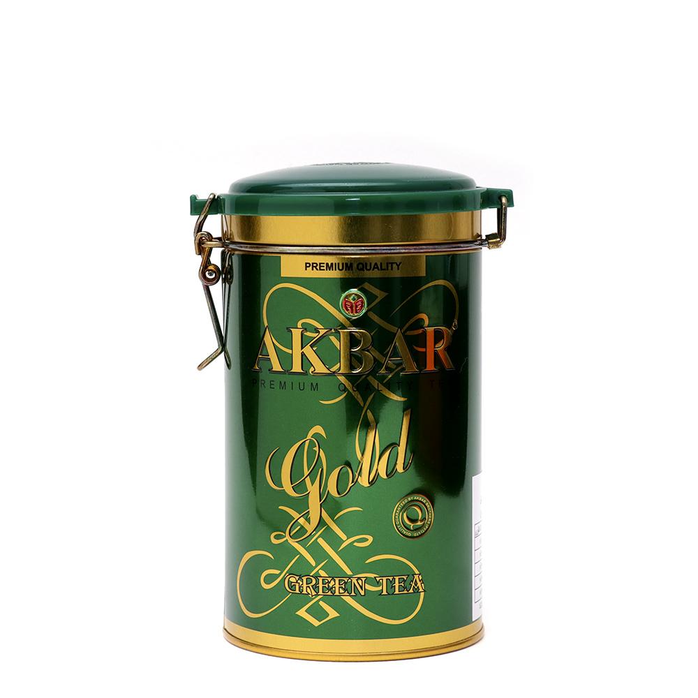 Akbar Green Tea Tin 275g – GoldGourmet